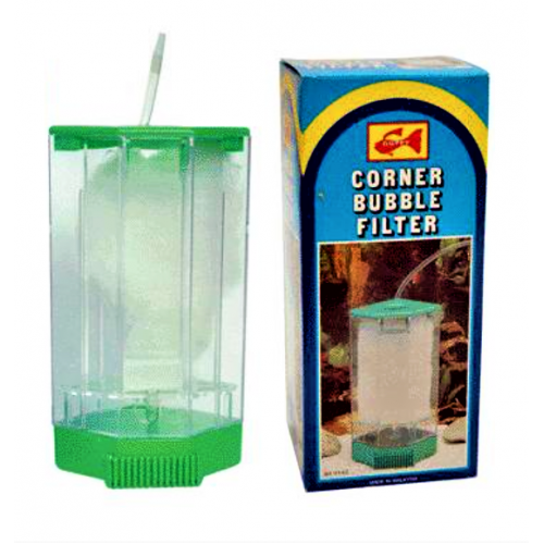 OTF Aquarium Pasir Ris - GUPPY - Corner Bubble Filter