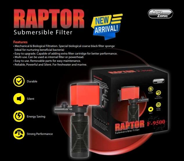 Buy Aqua Zonic Submersible Raptor F-95000, Fish & Filters Online in ...