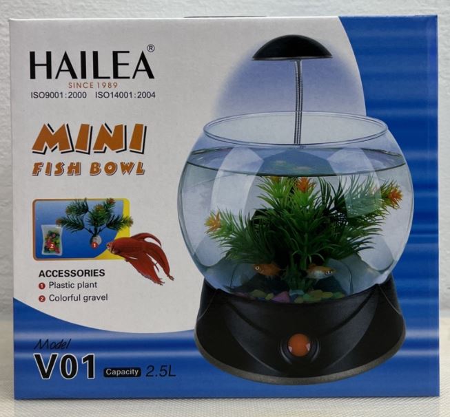 Buy Hailea Mini Fish Bowl Tank, Fish & Tanks & Stands Online in Singapore