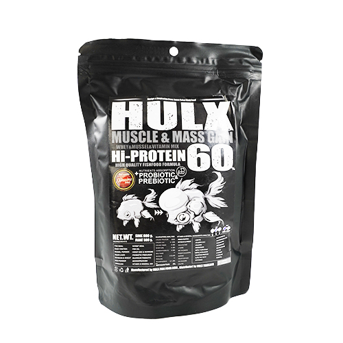 OnlyAquatics - HULX BLACK Goldfish Food For Muscle & Mass Gain, Whey ...